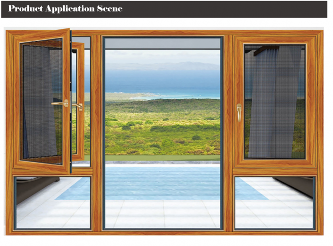 Oak Double Glazed Windows Outward Opening Sash Awning Side Hung Casement