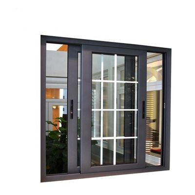 ODM Commercial Aluminum Horizontal Sliding Windows , Two Track Sliding ...