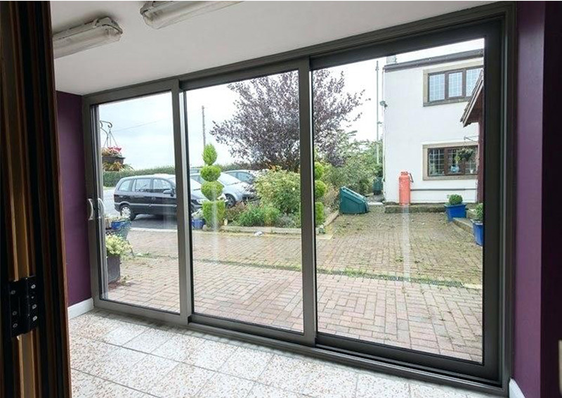 Triple 3 Track Aluminium Sliding Glass Doors , Aluminum Screen Sliding ...